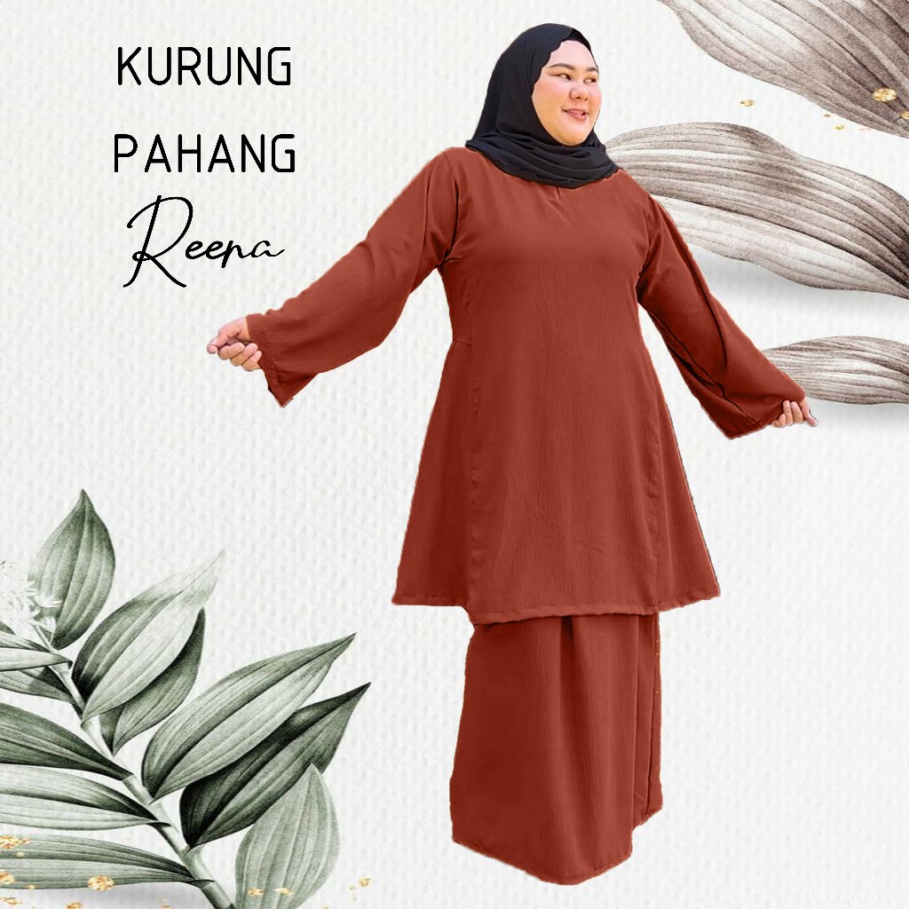Baju Kurung Pahang Pesak Gantung Plus Size Trasional Memeri Selesa ...