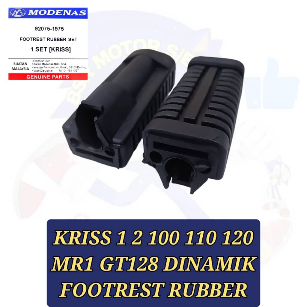 1SET MODENAS KRISS 1 2 100 110 120 FL GT128 DINAMIK MR1 CT110 KRISTAR FRONT FOOT REST STEP BAR ...