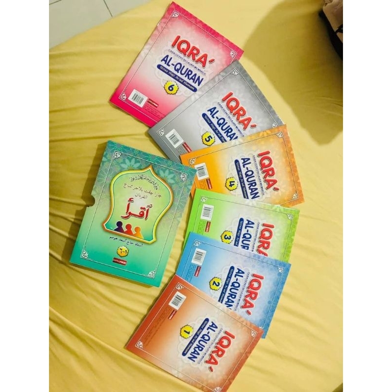 Iqra Set Lengkap Buku 1 Hingga 6 Berasingan Darul Fikir Naskah Tulen ...