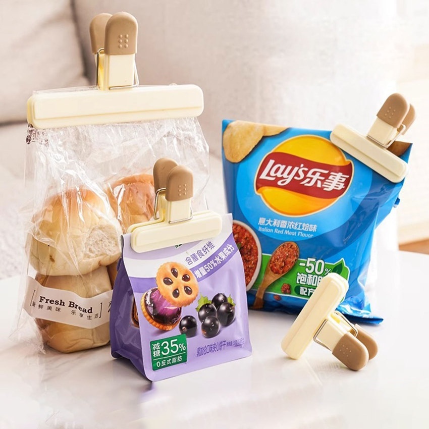 Large Chip Bag Clips Plastic Assorted Sizes Food Bag Clips Tight Seal ...