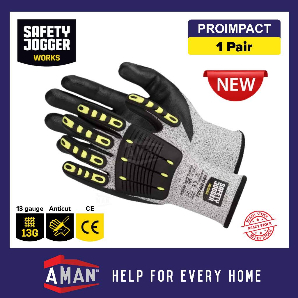 SAFETY JOGGER Proimpact HPPE Impact Protection Industrial Protective ...
