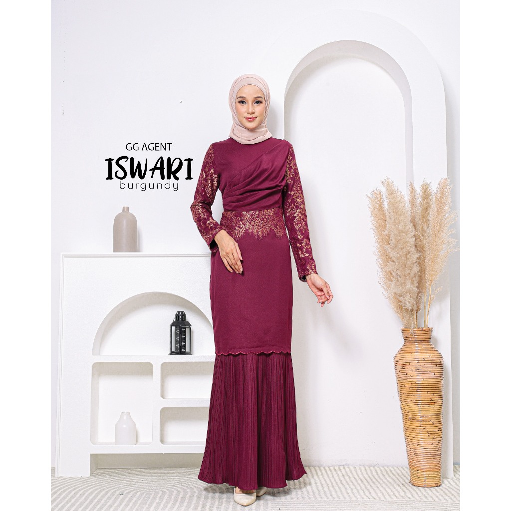 Kurung Iswari By Gerobok Gaga Crepe Series S-XXL | Shopee Malaysia