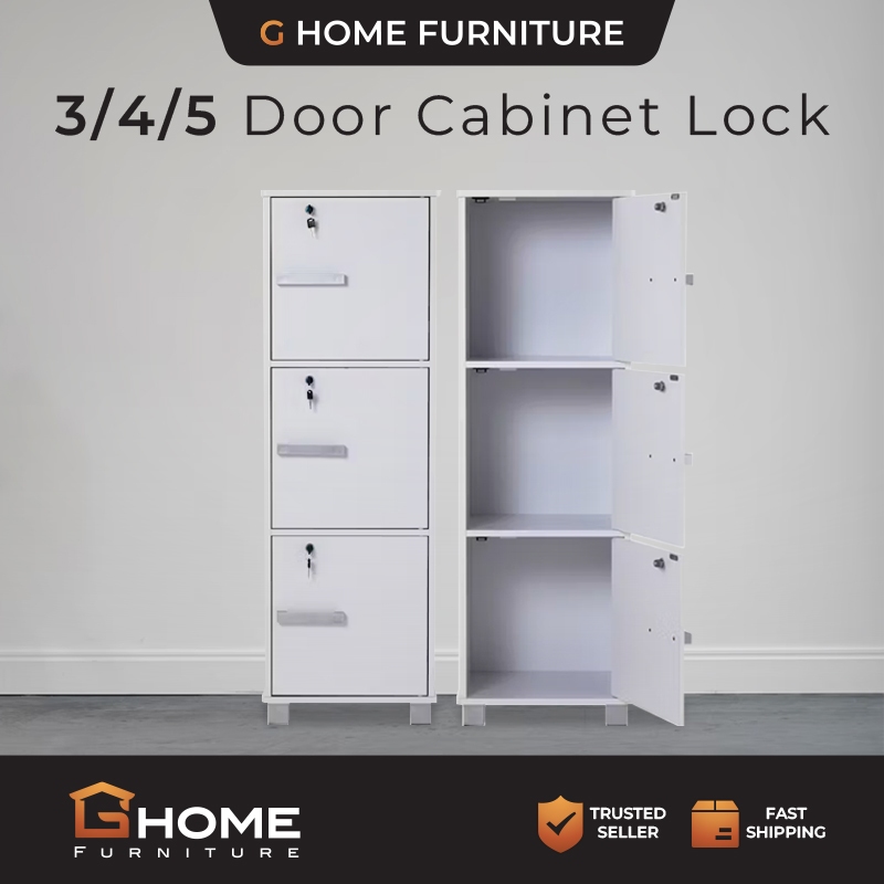 🔥OFFER🔥G HOME 3/4/5 Door Locker Cabinet File Storage Cabinet Door ...