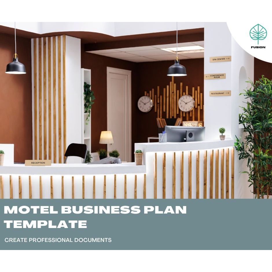 MOTEL BUSINESS PLAN, FINANCIAL PROJECTION, CASHFLOW TEMPLATES | Shopee ...