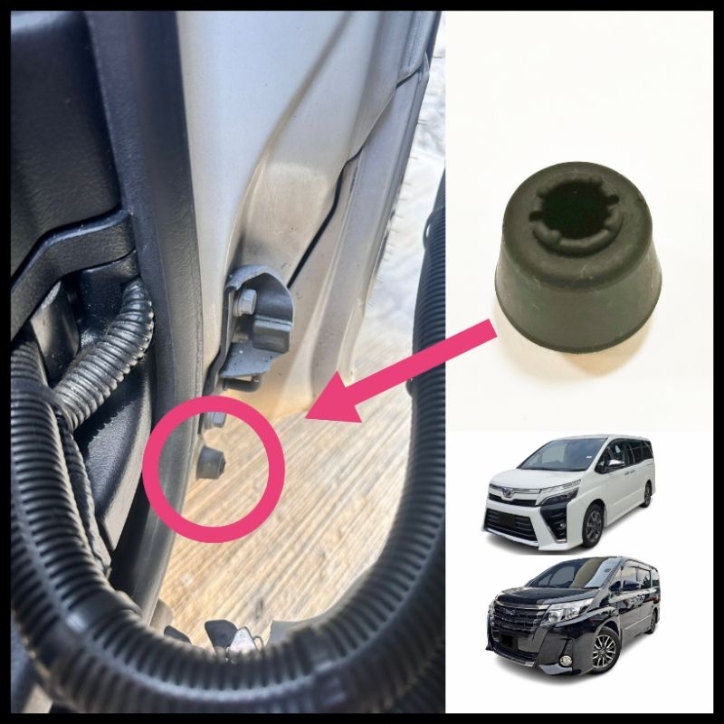 Toyota Voxy/Noah R80 original rear body sliding door stopper rubber ...