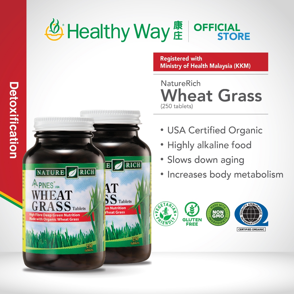 Naturerich Wheat Grass 小麦草片 (250 Tablets) | Shopee Malaysia