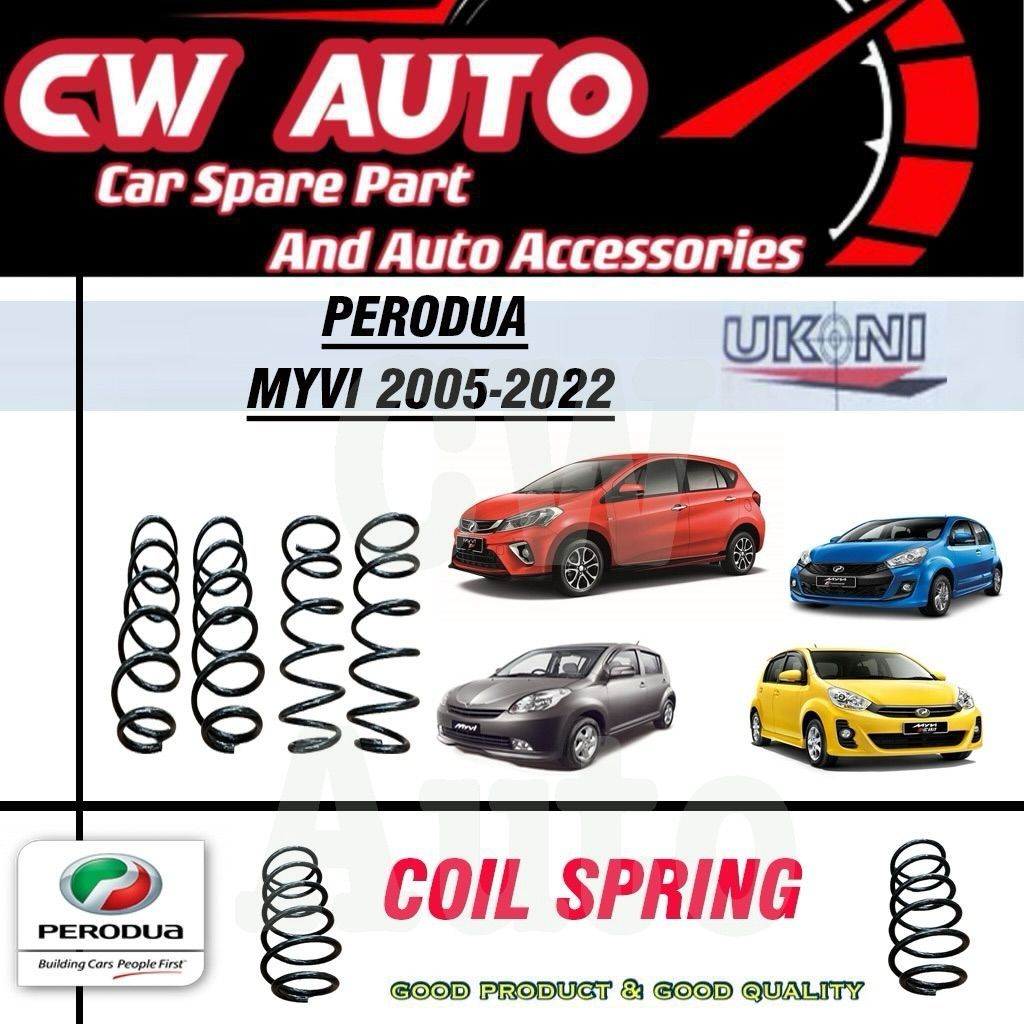 OEM STANDARD COIL SPRING PERODUA MYVI OLD MYVI LAGI BEST MYVI ICON 1.3 ...