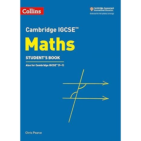 Cambridge IGCSE® Maths Student Book (Cambridge International ...
