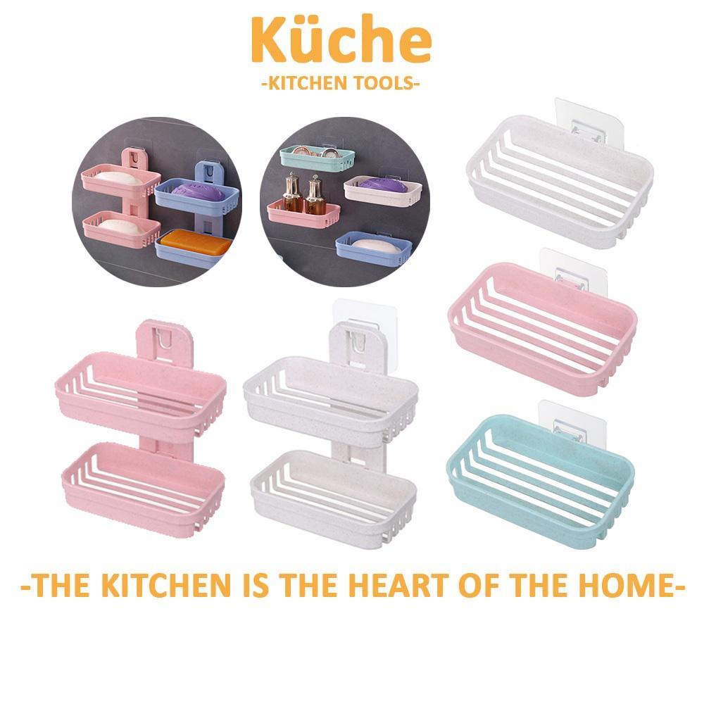 KUCHE Soap Box Wall-Mounted Innovative Single And Double-Layer Drain ...