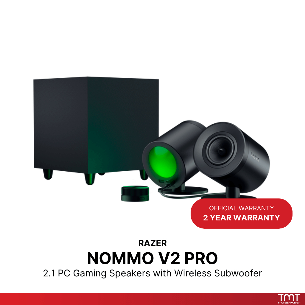 Razer Nommo V2 Series 2.1 THX PC RGB Gaming Speakers | Razer Nommo ...