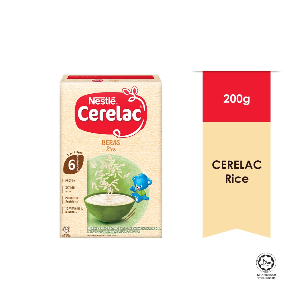 Nestle Cerelac Infant Cereals Rice (200g) | Shopee Malaysia