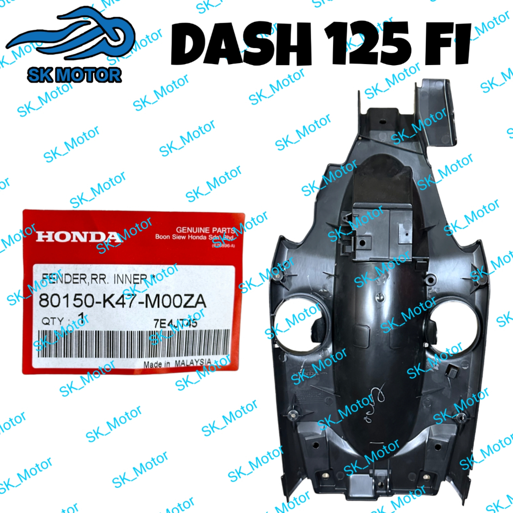 Honda WAVE DASH 125 FI V1 V2 Original Inner Cover Full Set / Kaver Hitam Handle Rear Meter Horn ...