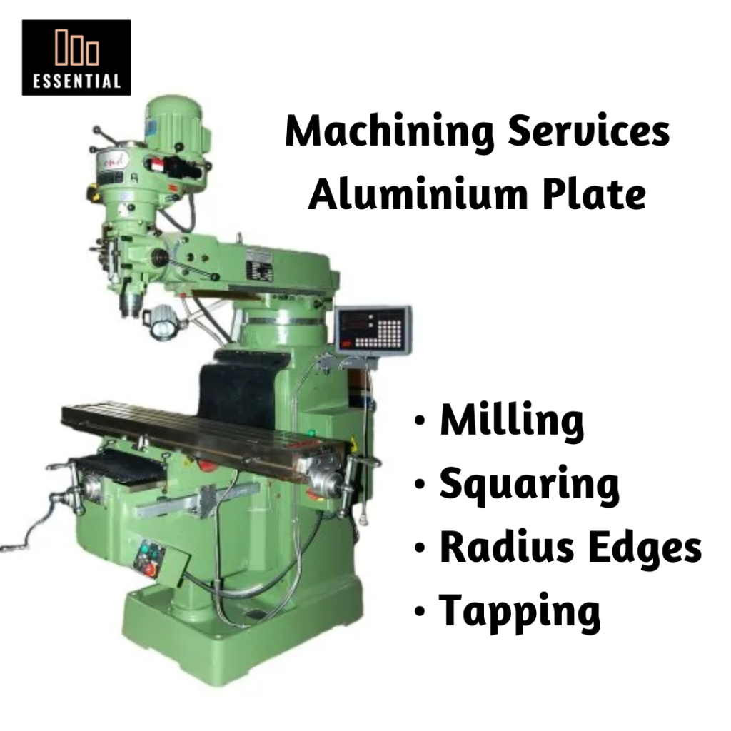 Aluminium Plate Milling / Squaring / Radius Edge / Round Plate ...