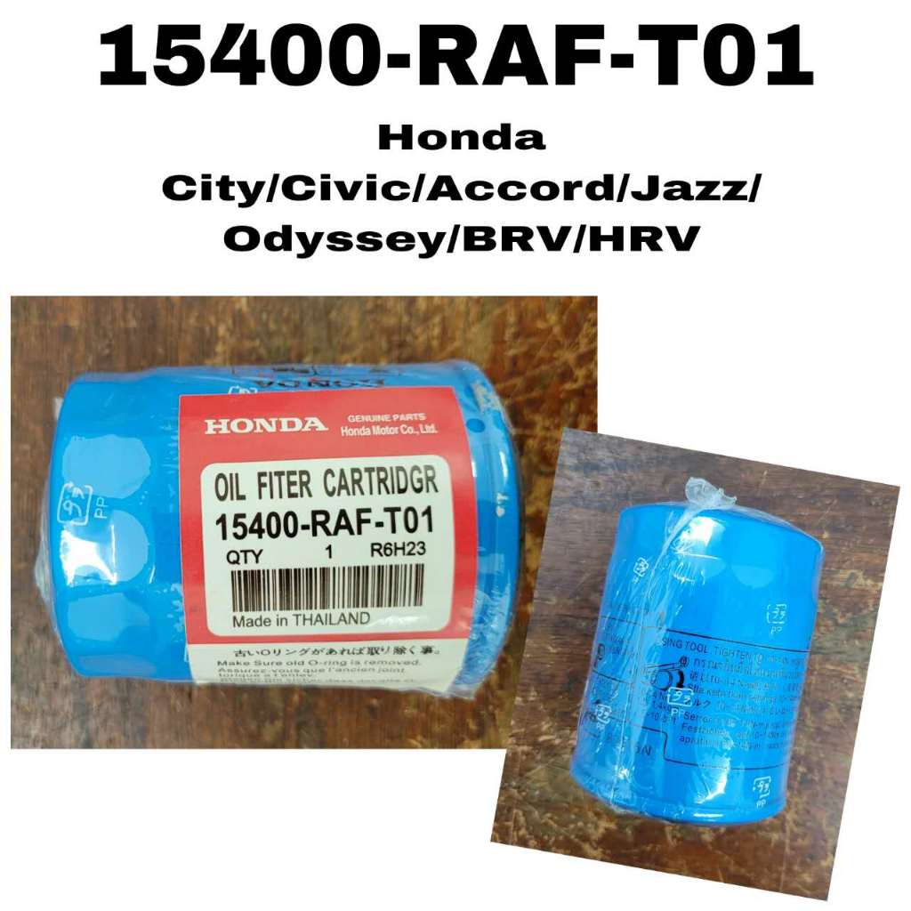 HONDA Genuine Oil Filter 15400-RAF-T01 *Car Model See Description ...