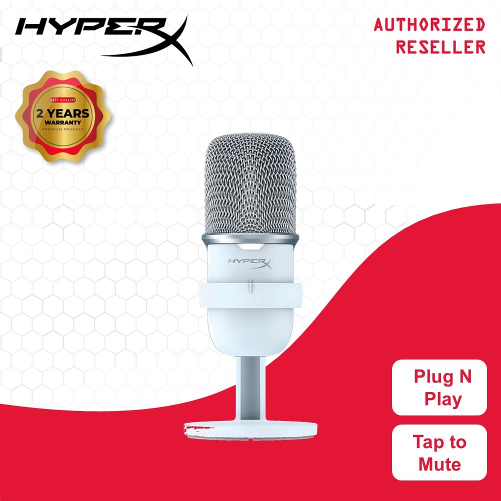HyperX SoloCast USB Gaming Microphone for streamers and content ...