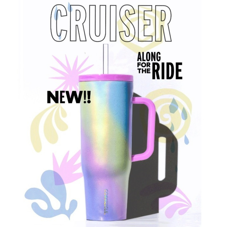 CORKCICLE CRUISER INSULATED TUMBLER WITH HANDLE - 40OZ RAINBOW UNICORN | Shopee Malaysia
