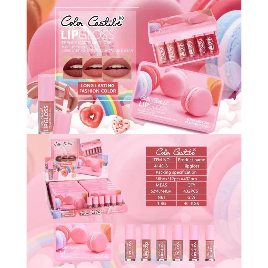 Color Castle Mini Fashion Lip Gloss ( 6pcs ) | Shopee Malaysia