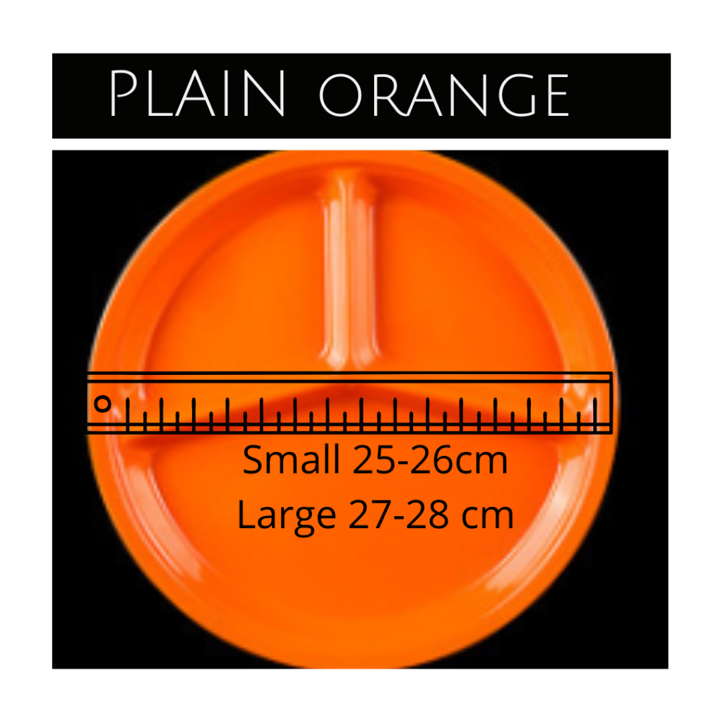 CLEARANCE PRICE. Colorful Pinggan Suku Suku Separuh Pinggan Diet Dewasa ...