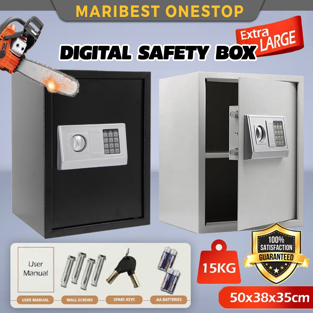 15KG Digital Safety Box Safe Box Burglar Safe Box Anti-Theft Money Box ...
