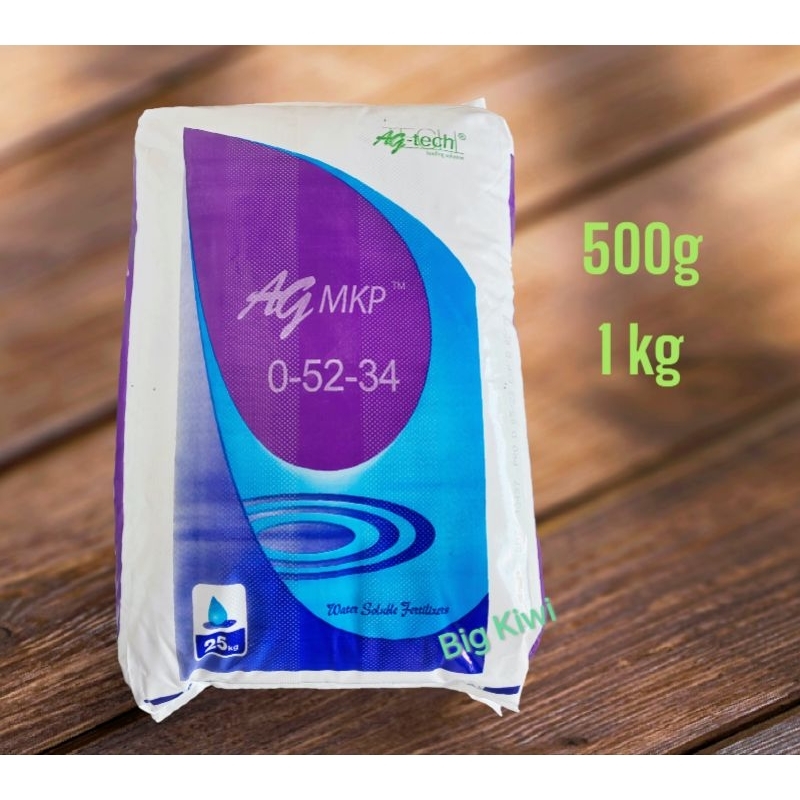 Ag MKP 0-52-34 - 500g and 1kg repack Fruit Flower inducer Buah durian ...