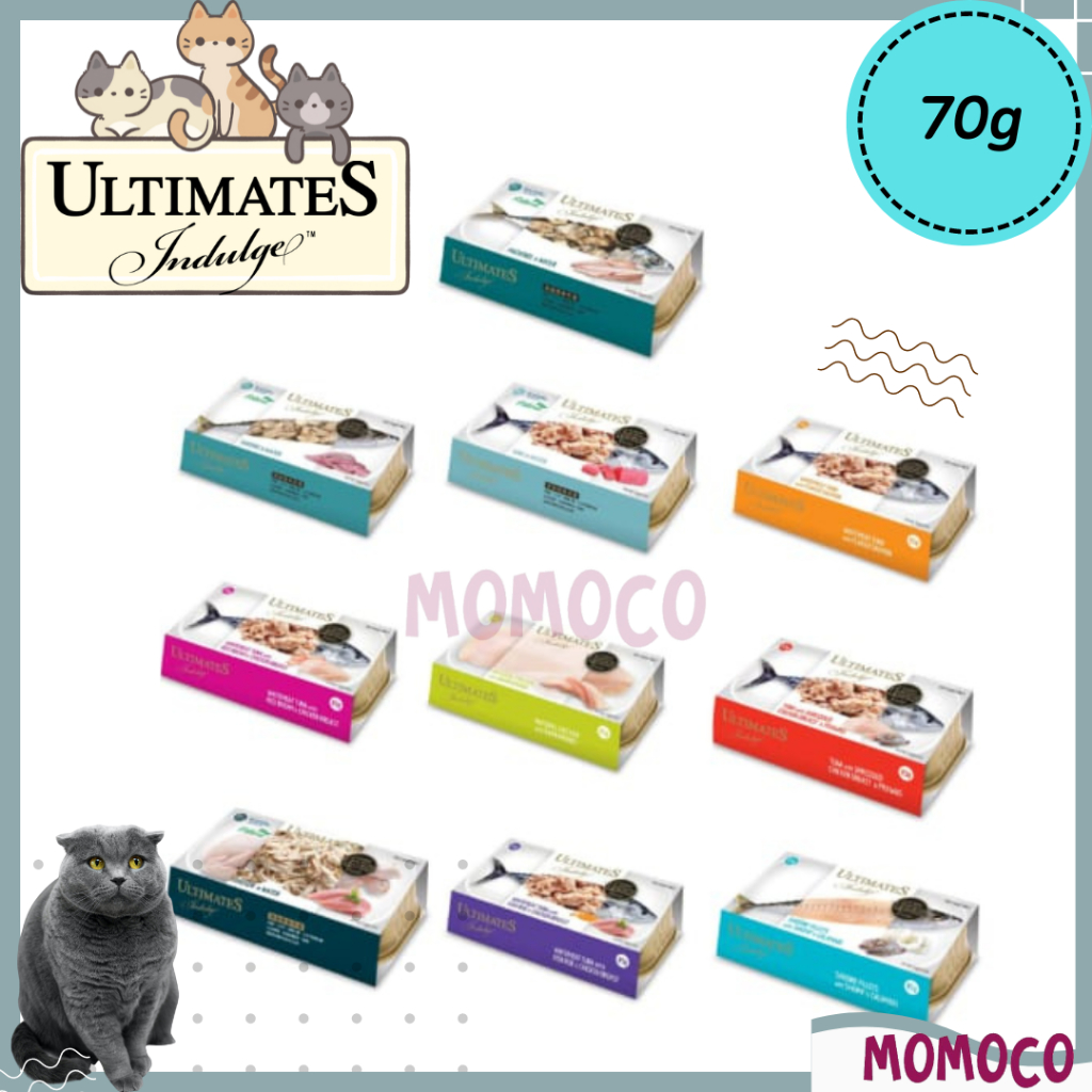 Ultimates Indulge Cat Canned Pet Pouch Wet Food 85G Grain Free Snappy ...