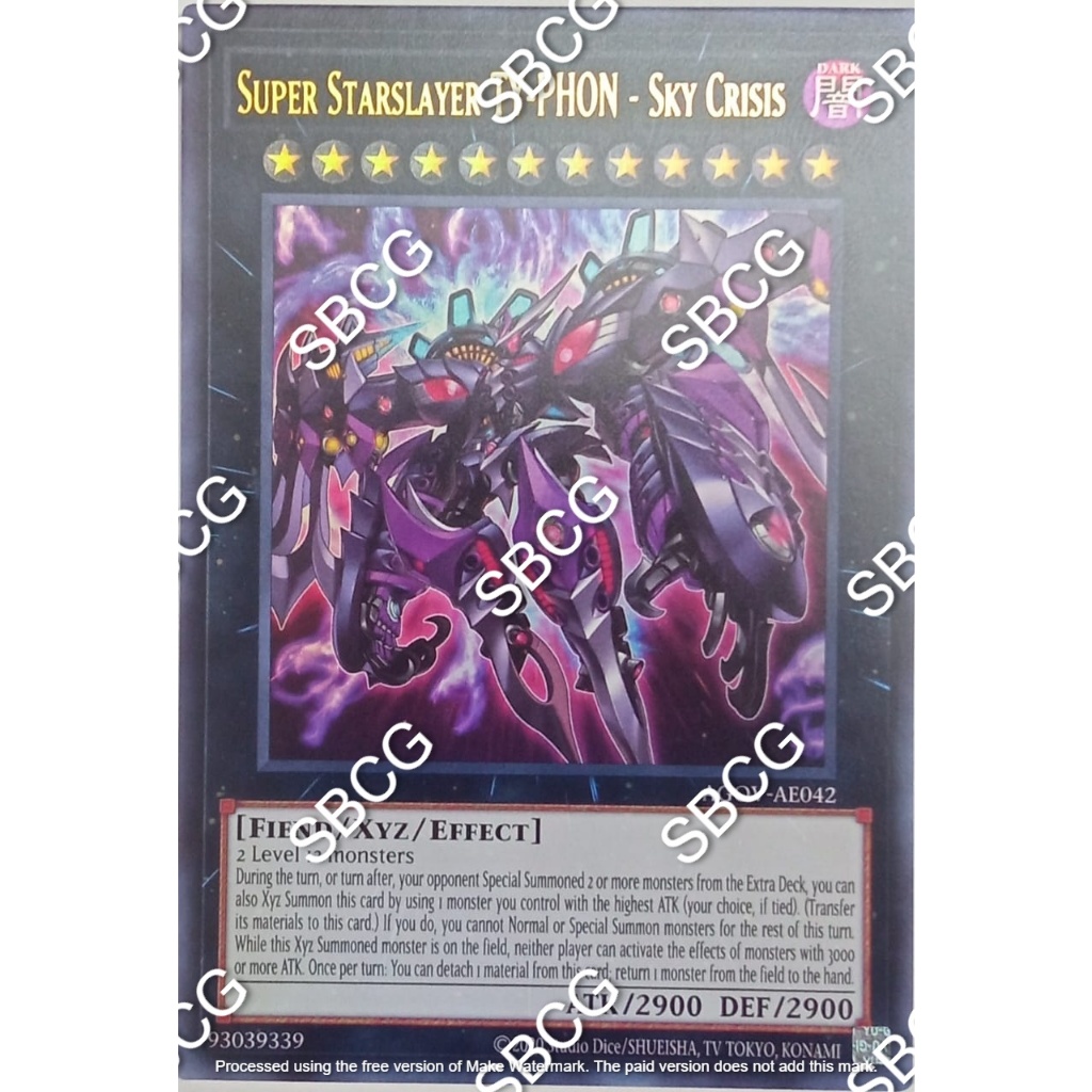 Age of Overlord "Super Starslayer TY-PHON - Sky Crisis" ( AGOV - AE042 ...