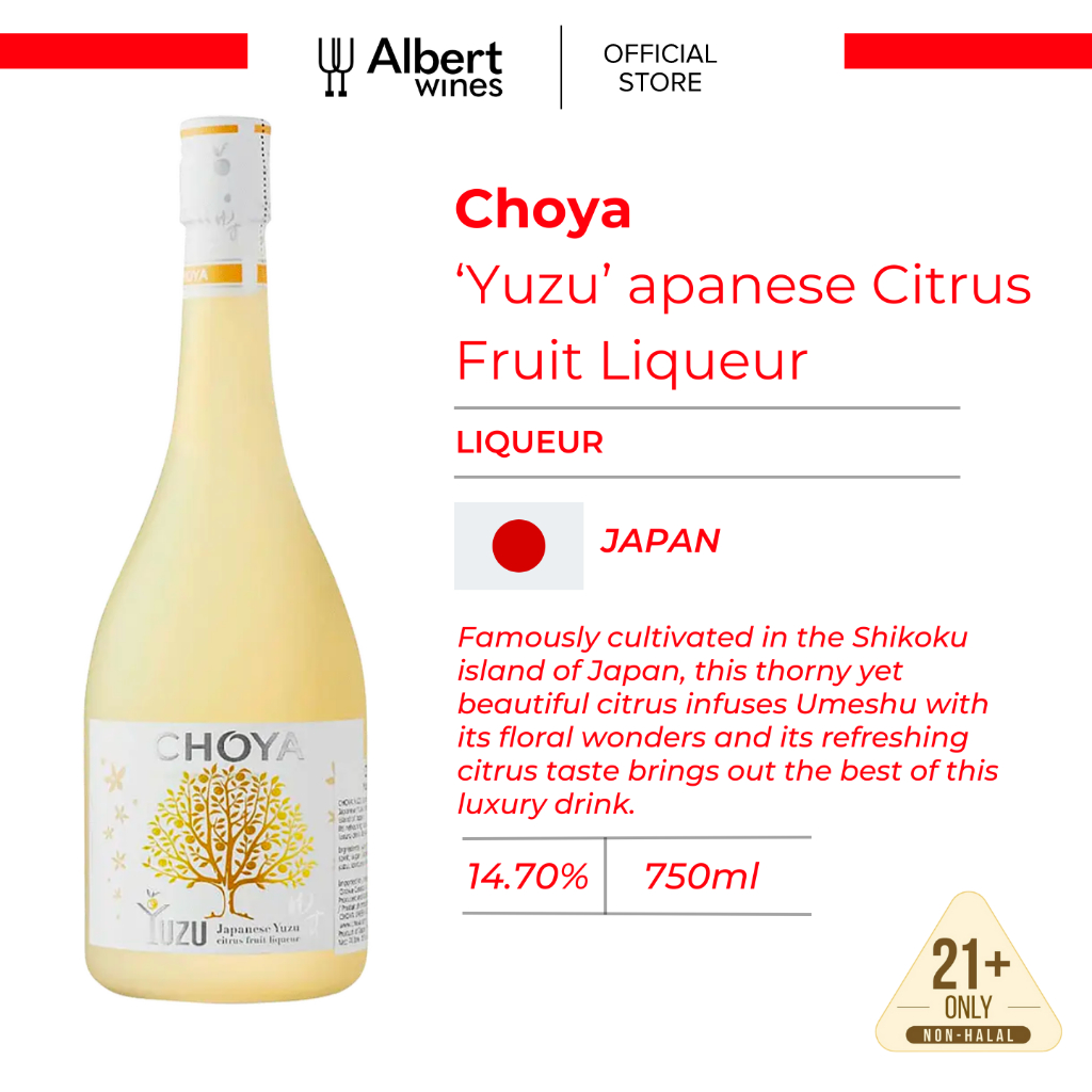 Choya ‘Yuzu’ Japanese Citrus Fruit Liqueur | Shopee Malaysia