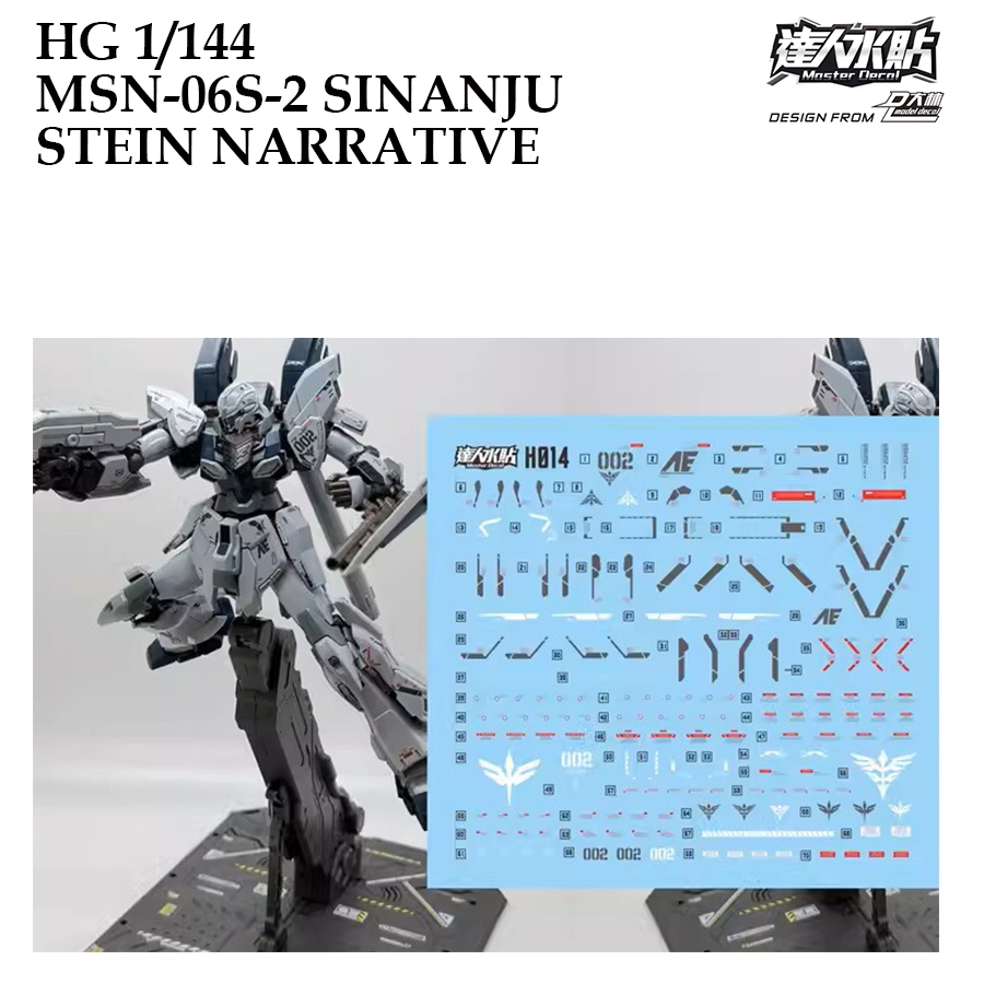 [MASTER DALIN] HO14 HG 1/144 MSN-06S-2 SINANJU STEIN NARRATIVE WATER ...