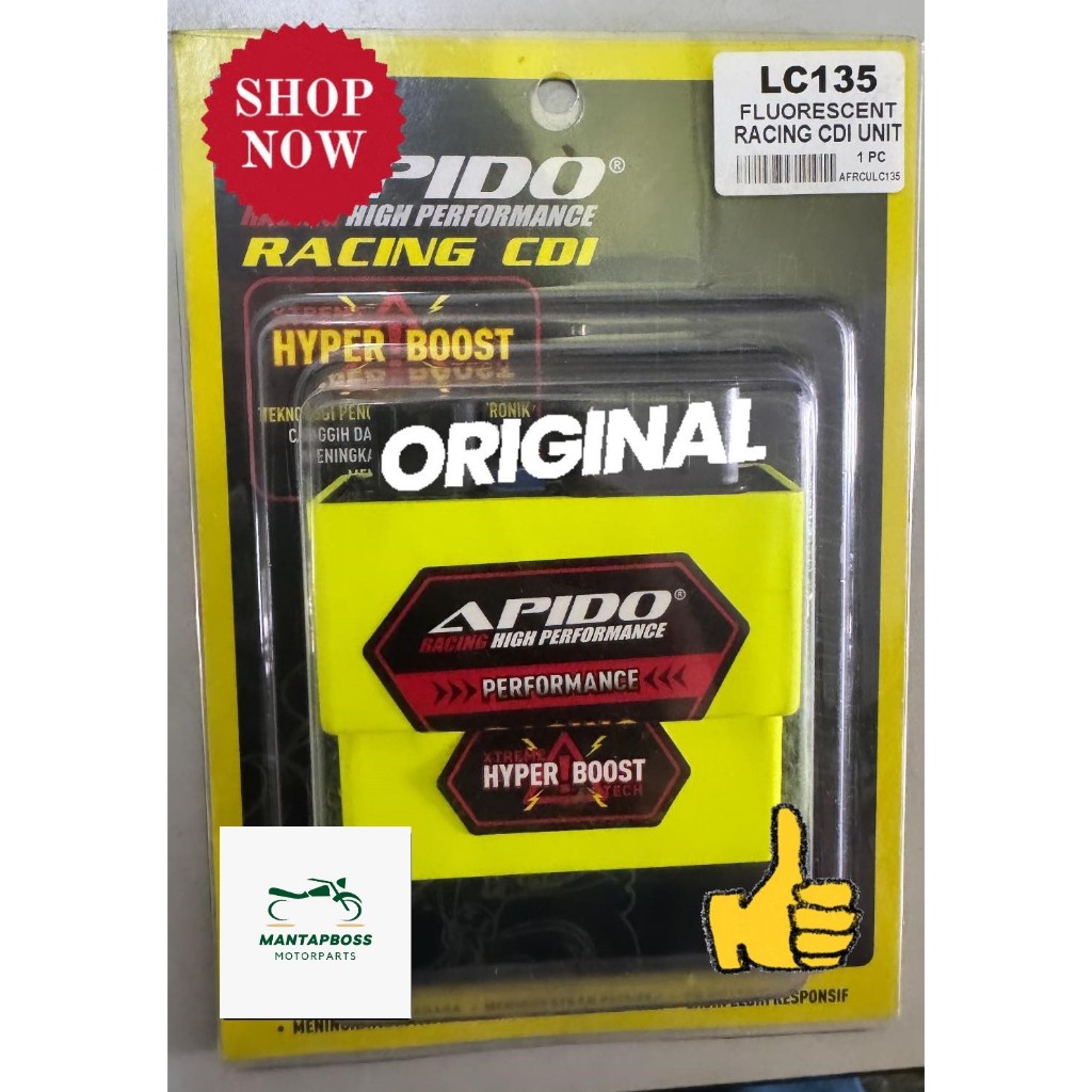 APIDO RACING CDI UNIT FLUORESCENT RACING CDI UNIT LC135 V1/V2/V3/V4/V5 ...