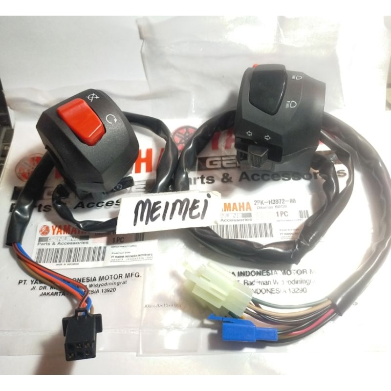 YAMAHA R15 HANDLE LH/RH SWITCH SET ORIGINAL INDOESIA - (2PK) KIRI KANAN ...