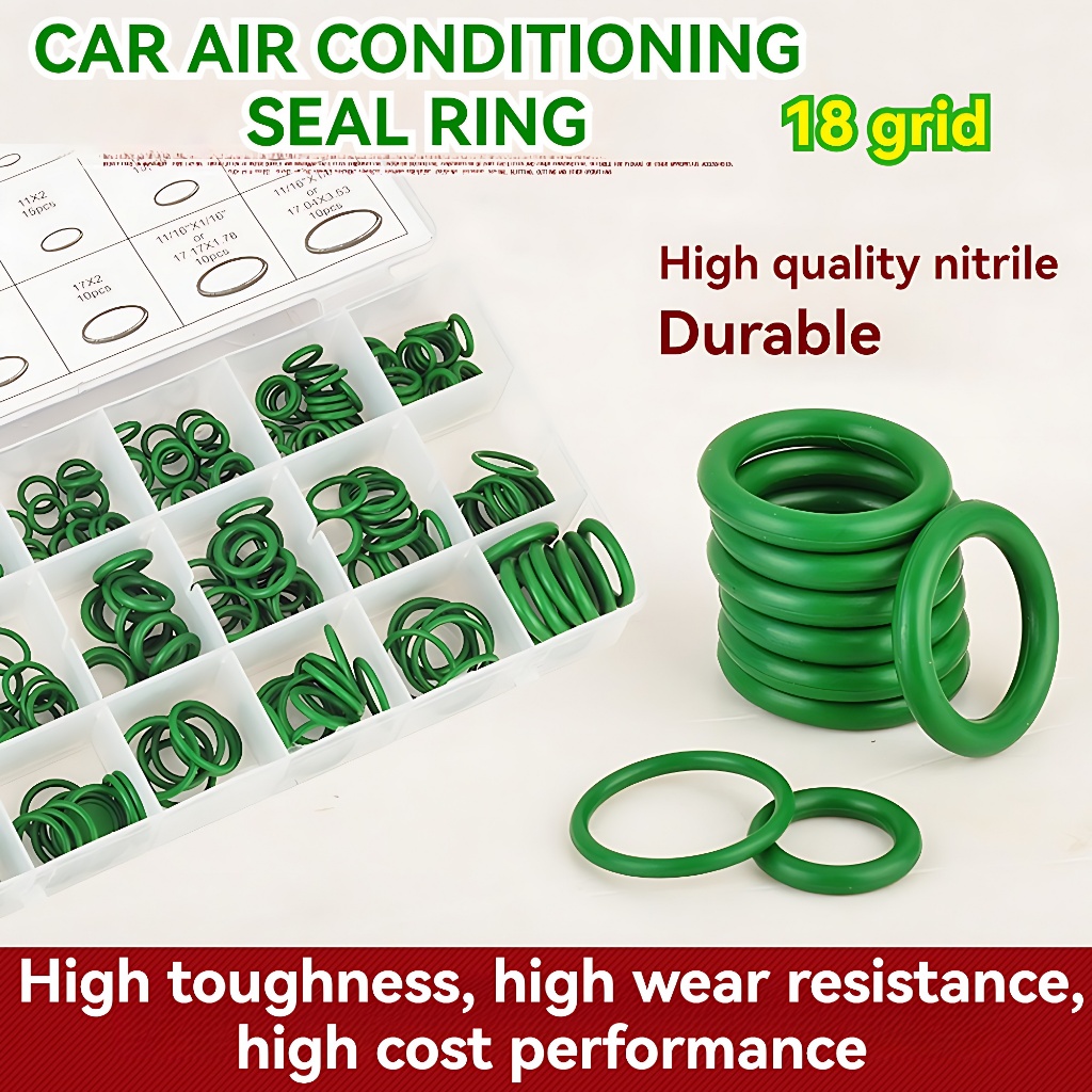 Rubber Air Conditioning O-ring 270pcs Pipe Piping Tube O-ring Rubber ...