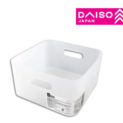 DAISO Stacking storage box (square) | Shopee Malaysia