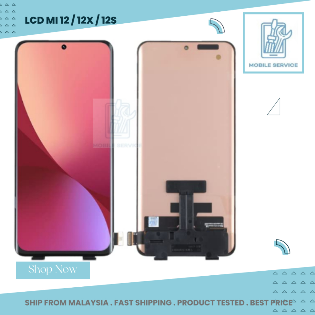 LCD MI 12 / 12X / 12S Display + Touch Screen Digitizer Repair Sparepart ...