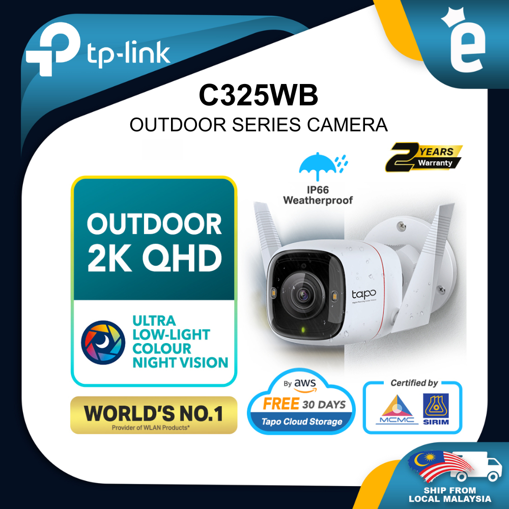 TP-Link CCTV Outdoor 2K QHD 4MP Color Pro Night Vision IP66 IP CCTV ...