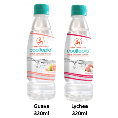 3Legs Cooltopia Cooling Water Guava 320ml/Lychee 320ml | Shopee Malaysia