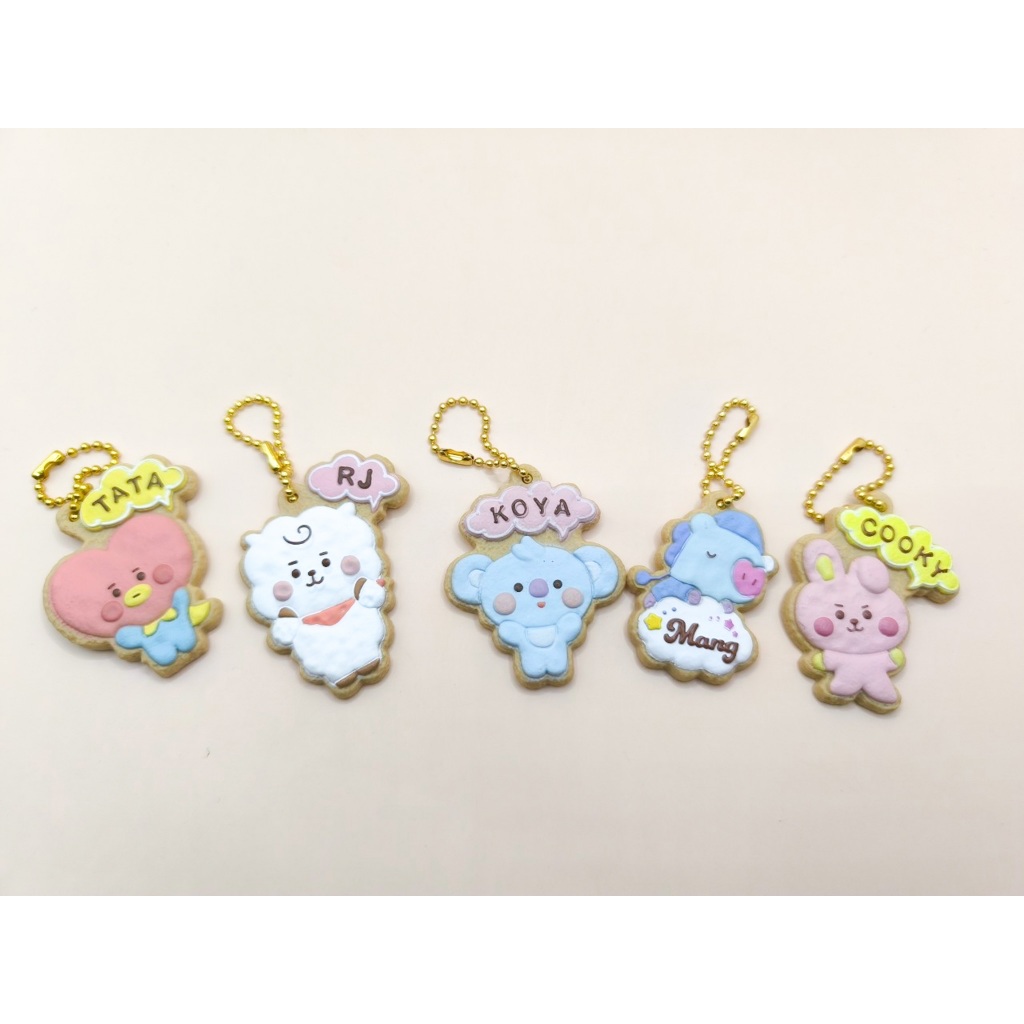 BTS BT21 Cute Keychain KOYA/RJ/SHOOKY/MANG/CHIMMY/TATA/COOKY | Shopee Malaysia