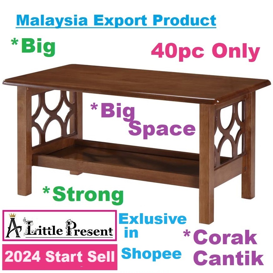 Traditional Coffee Table, Batik Style Coffee Table, Antique Wood design ...