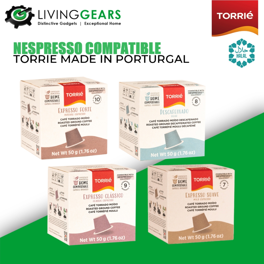 [NEW] Torrie Nespresso Compatible Home Compostable Coffee Capsules (50g ...