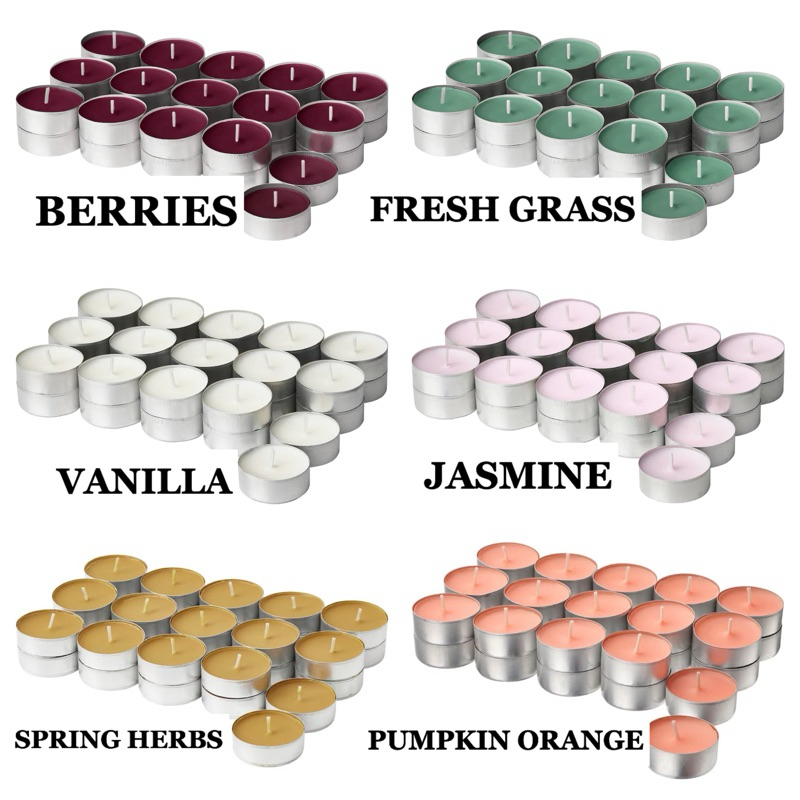 CANDLE KECIL IKEA / Lilin Kecl Wangi 30pcs | Shopee Malaysia