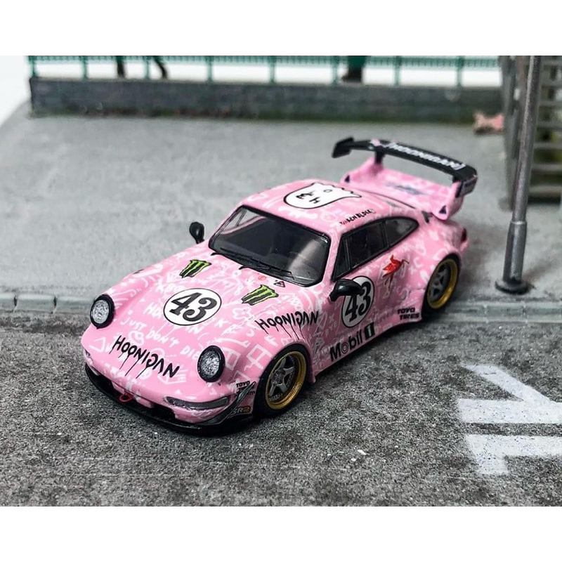 King Model 1/64 Rauh-Welt Porsche RWB964 - Hoonigan Pink #43 | Shopee ...