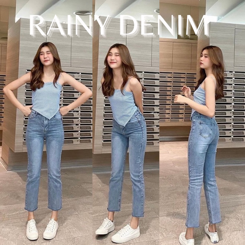 Rainy Denim Jeans [𝗥𝗘𝗔𝗗𝗬 𝗦𝗧𝗢𝗖𝗞]🔥 | Shopee Malaysia