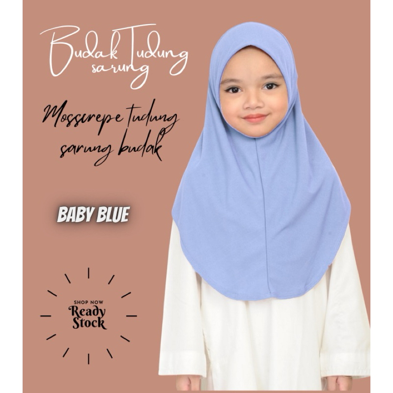 Tudung Sarung Moscrepe Sarimah Plain Instant READY STOCK SIZE ( S ) | Shopee Malaysia