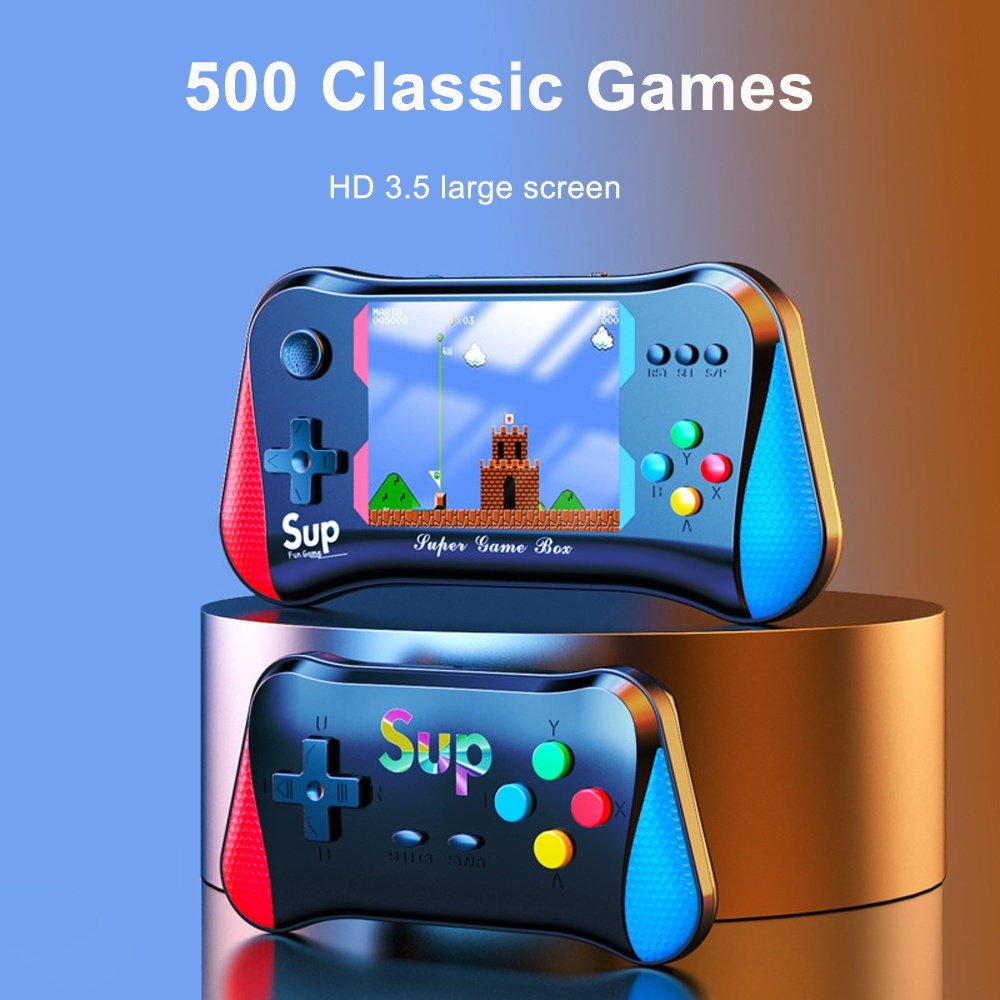 500 Games NOVA X7M Console Portable Handheld Game Players 3.5" HD ...
