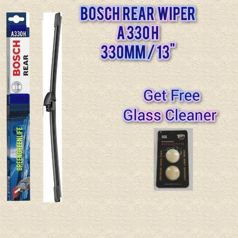 🔥Ready Stock🔥Bosch Rear Wiper A330H 13"/330mm BMW X3(F25)/VW Polo(9N1 ...