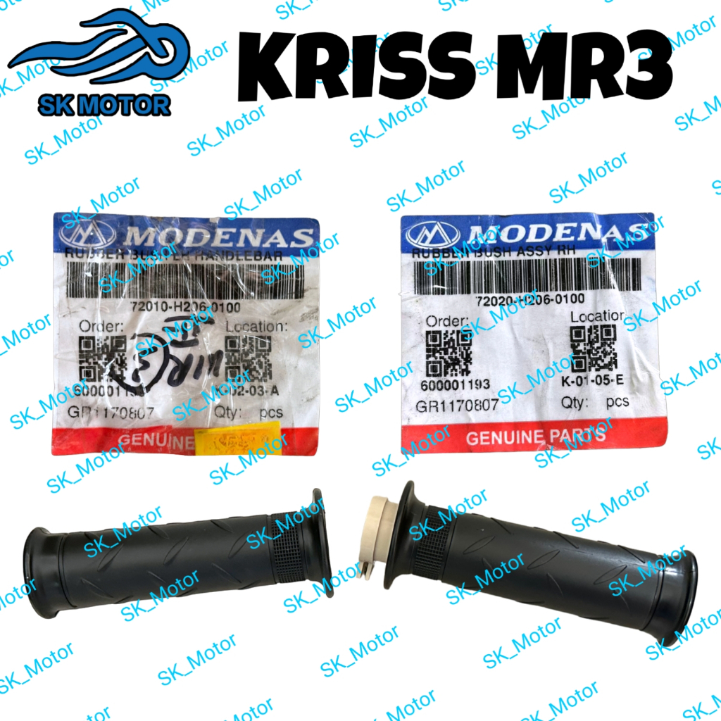 Modenas KRISS MR2 / MR3 Original Throttle Grip Handle Grip Set Sarung Tangan Gloove Handler ...