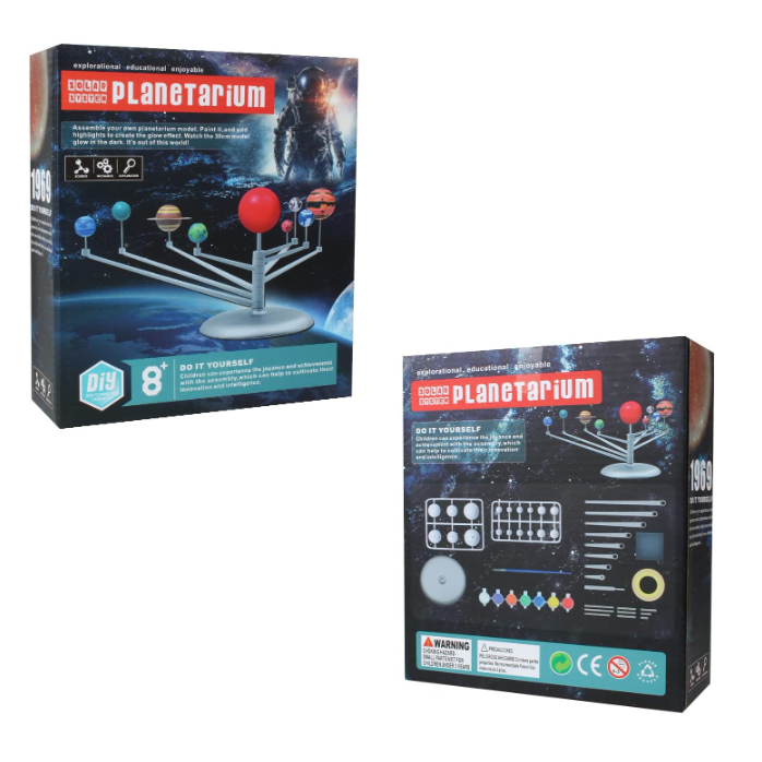 DIY Planetarium Pembelajaran Model Sistem Suria Glow In The Dark ...