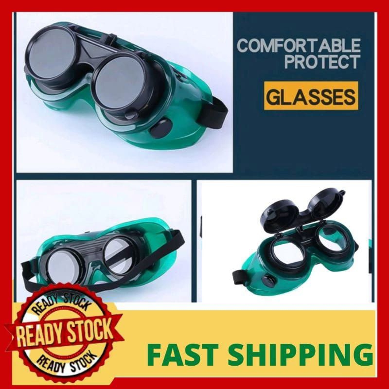 WELDING FULL PROTECTIVE GOGGLE NON AUTO DARKENING (Cermin Mata Welding ...