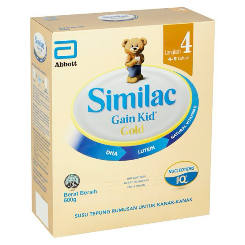 (NO BOX) Similac Gain Kid Gold Step 4 (600g) | Shopee Malaysia