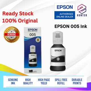 ORIGINAL EPSON 005 BLACK INK T03Q100 120ml FOR M1100 / M1120 / M1140 ...