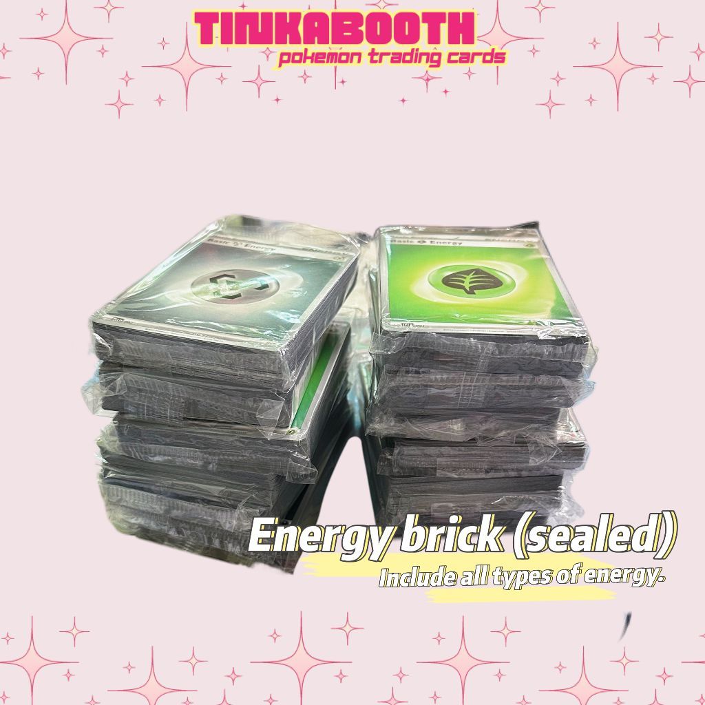Pokémon TCG Energy brick pack (sealed) Energy Psychic Electric Grass ...